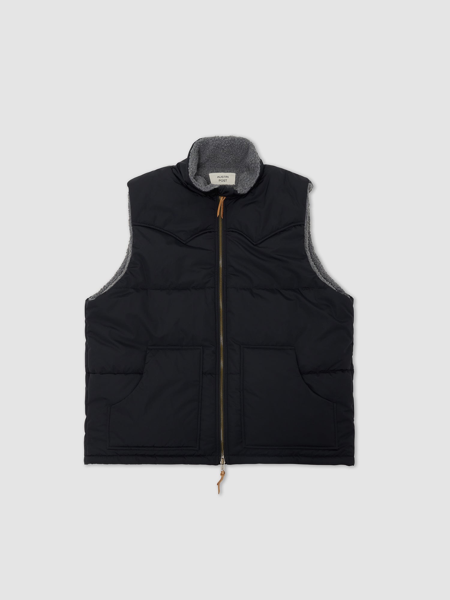 Outpost Sherpa Puffer Vest – Austin Post